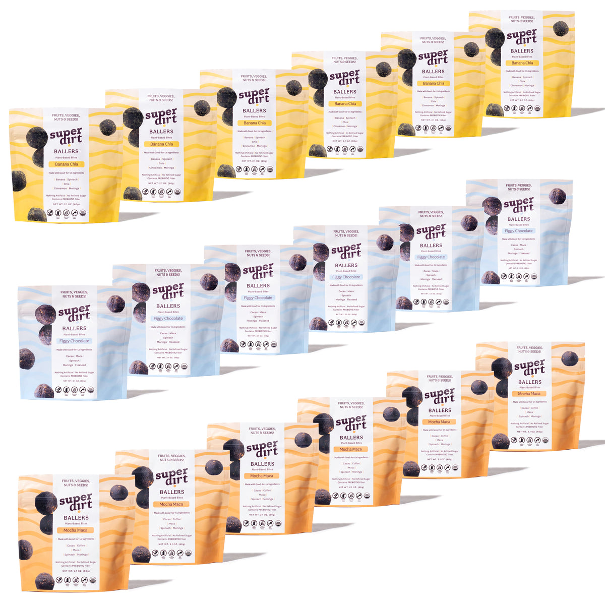 Comfort Variety Pack (18 Pouch Box) – Super Dirt Foods